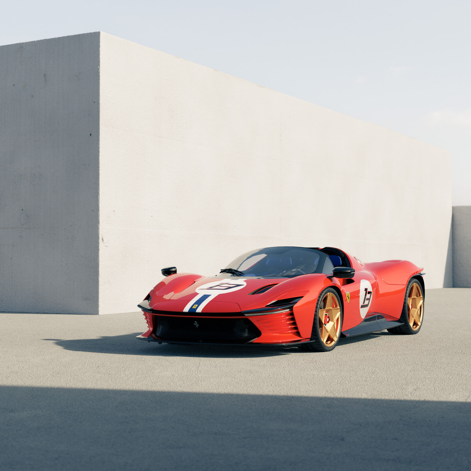 FERRARI DAYTONA SP3 FORGED WHEELS - Llagosdesign