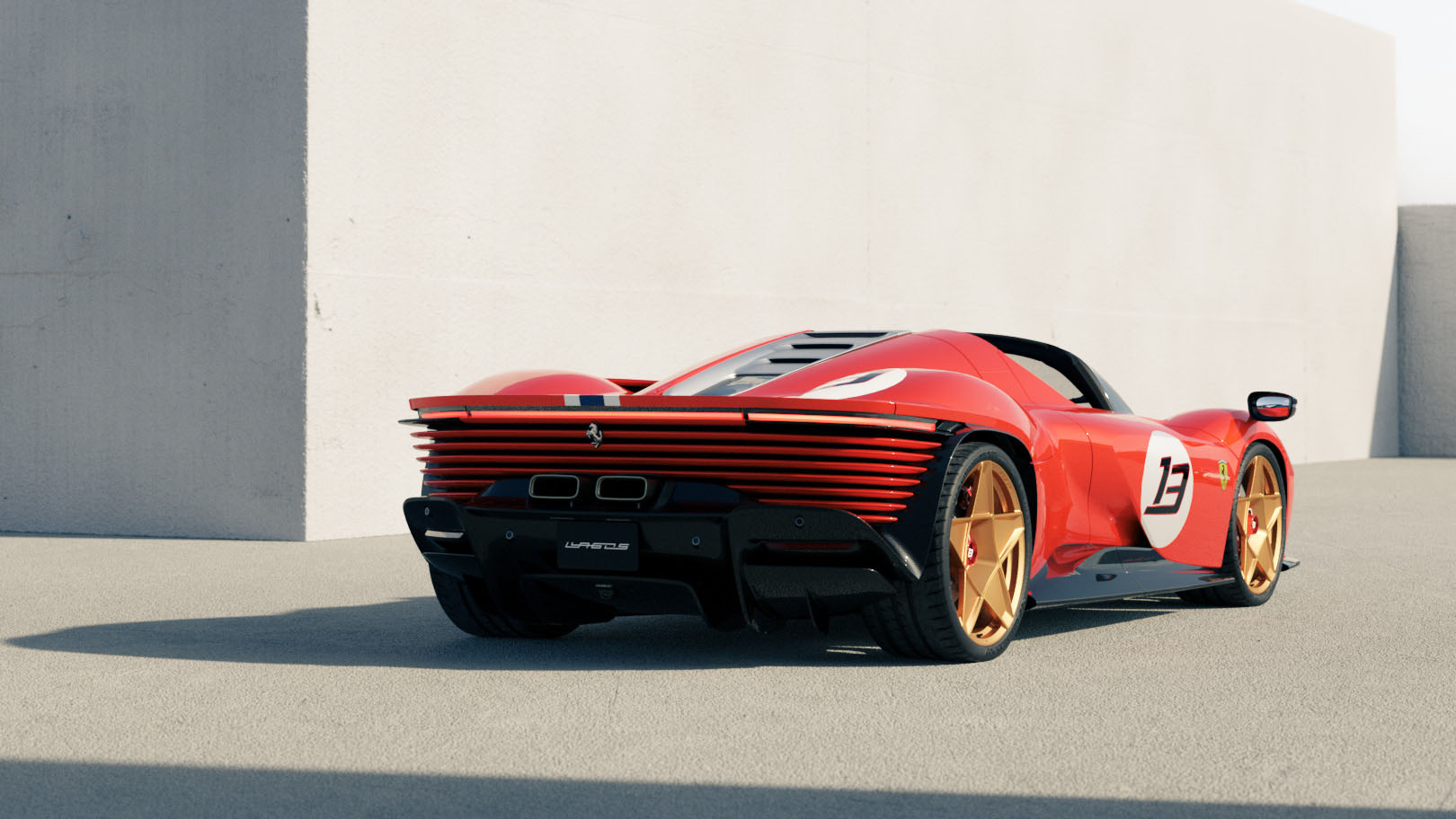 FERRARI DAYTONA SP3 FORGED WHEELS - Llagosdesign